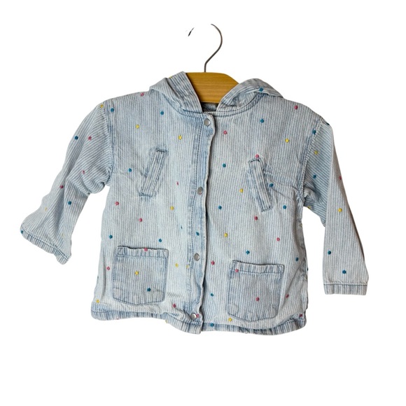 Zara | Jackets & Coats | Zara Denim Snap Jacket | Poshmark